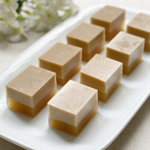 Longan Agar-agar Jelly Pudding | 燕菜龙眼果冻布丁