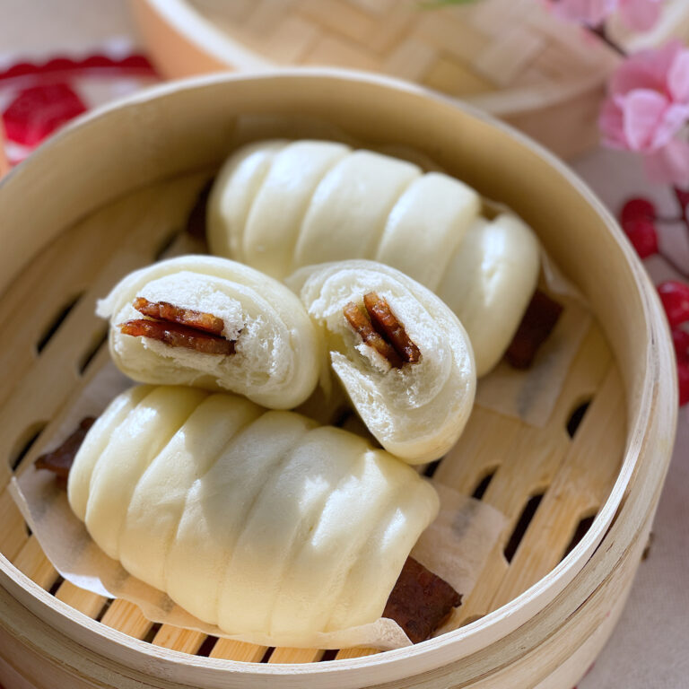 Soft and Fluffy Chinese Steamed Bao Buns (1 Time Proof Method)(Plain/AP ...