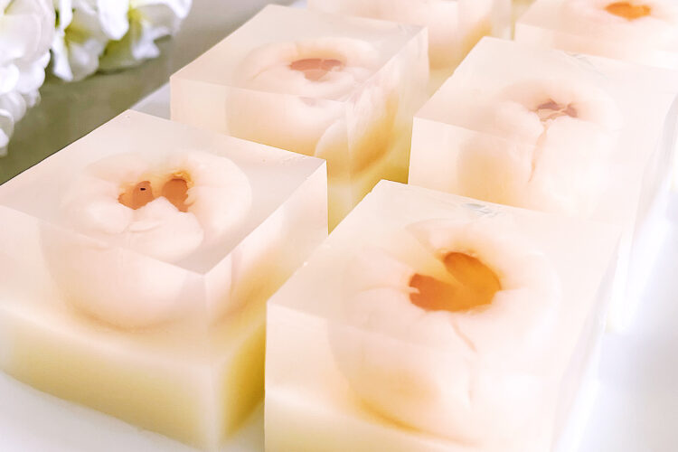 Lychee Agar-agar Jelly | 荔枝燕菜果冻糕