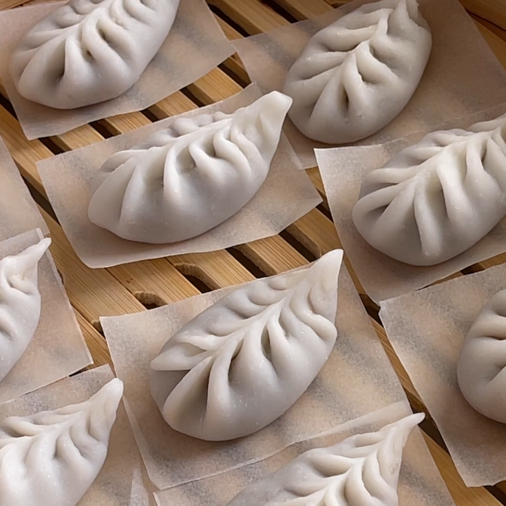 Steam Vegetables Crystal Dumplings (Chai Kuih/Chai Kueh) | 菜粿 (水晶糕)