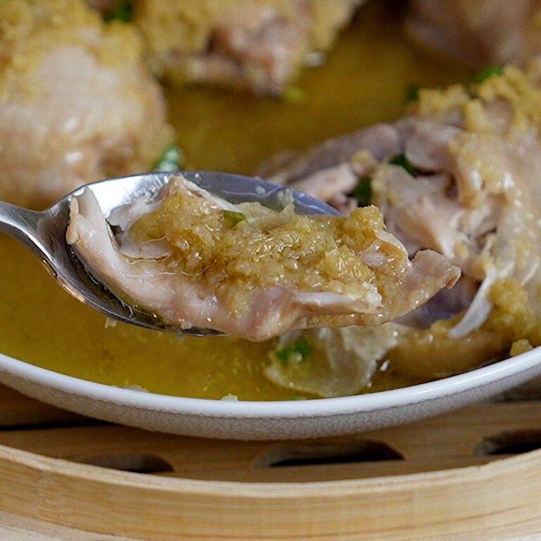 Steamed Ginger Chicken