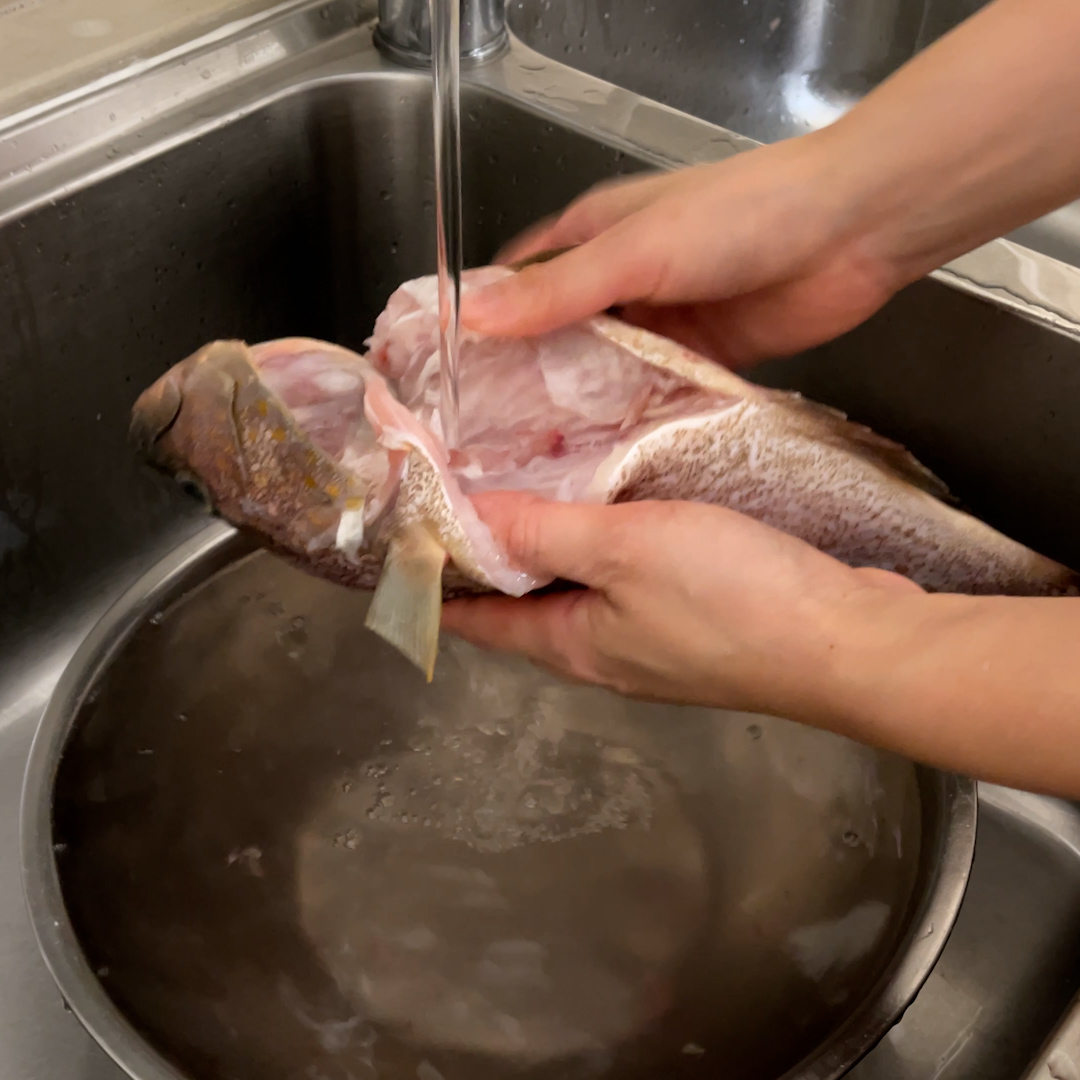 Steamed Whole Fish with Fragrant Garlic Soy Sauce