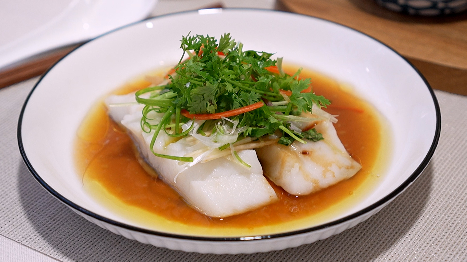 Steamed Tofu with Minced Pork